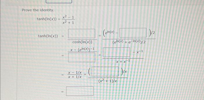 Solved Prove the identity. | Chegg.com