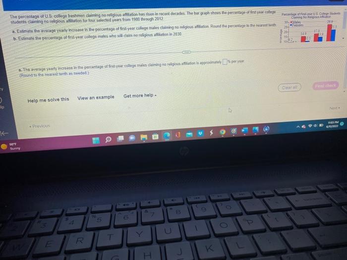 Solved Save Determine the following estimate without using a | Chegg.com