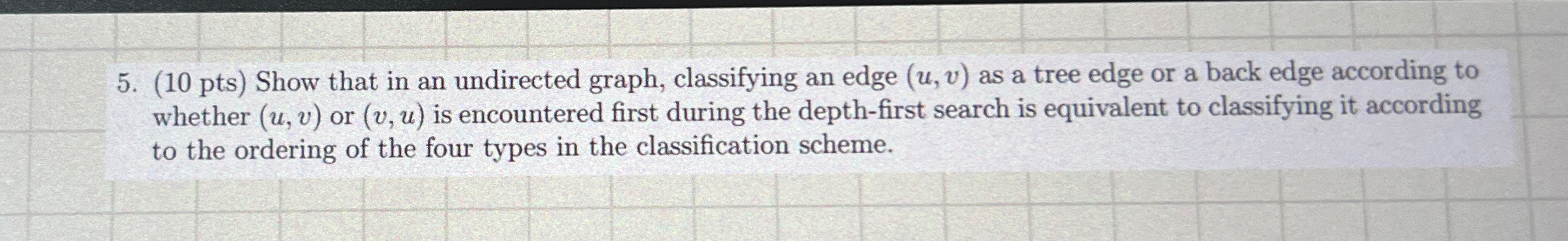 Solved (10 ﻿pts) ﻿Show that in an undirected graph, | Chegg.com