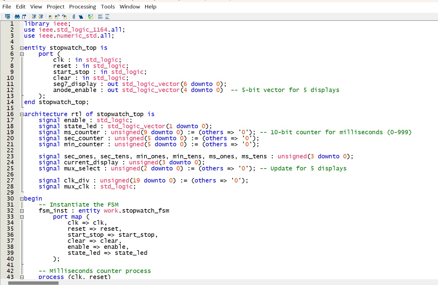 Solved these are the 3 ﻿codes that i wrote implement Digital | Chegg.com