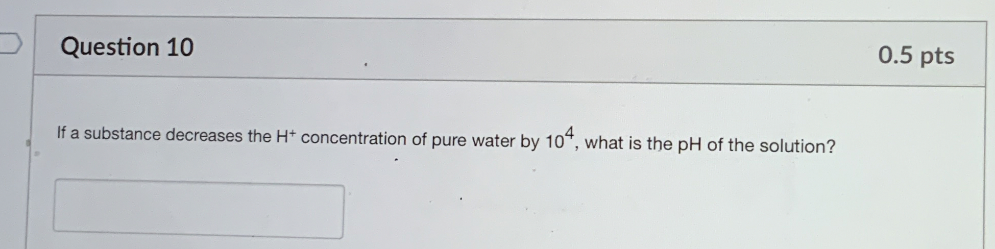 Solved Question 100.5 ﻿ptsIf a substance decreases the | Chegg.com