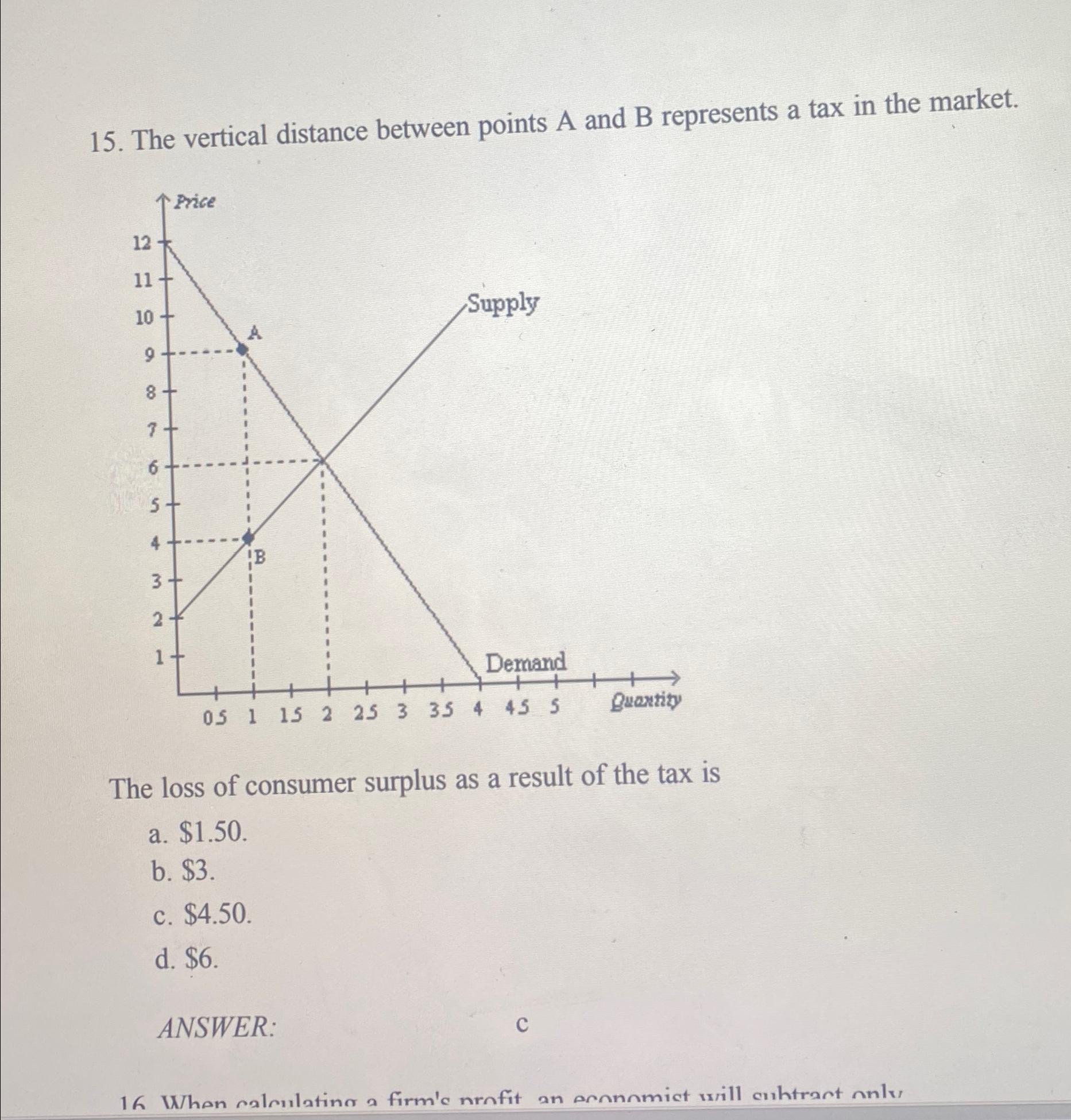 Solved The vertical distance between points A and B | Chegg.com