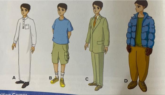 find three photos of people who are wearing different | Chegg.com