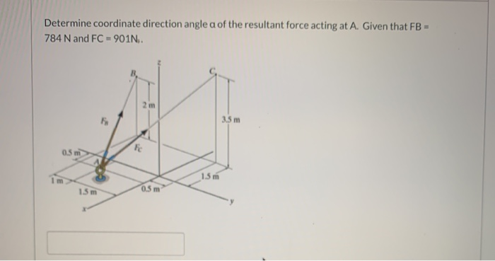 Solved Determine Coordinate Direction Angle A Of The