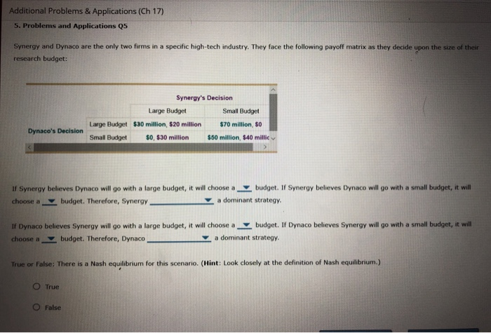 Solved Additional Problems & Applications (Ch 17) 5. | Chegg.com