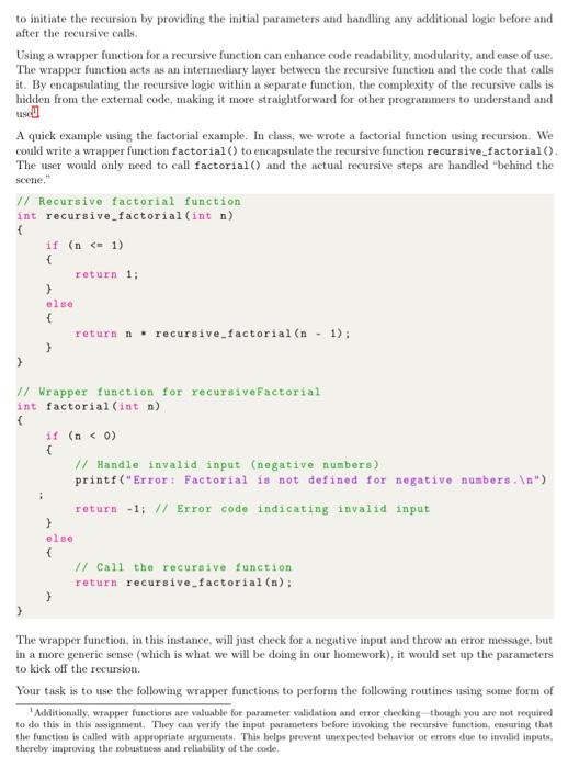 Solved 22 Signal Processing With Recursion In These