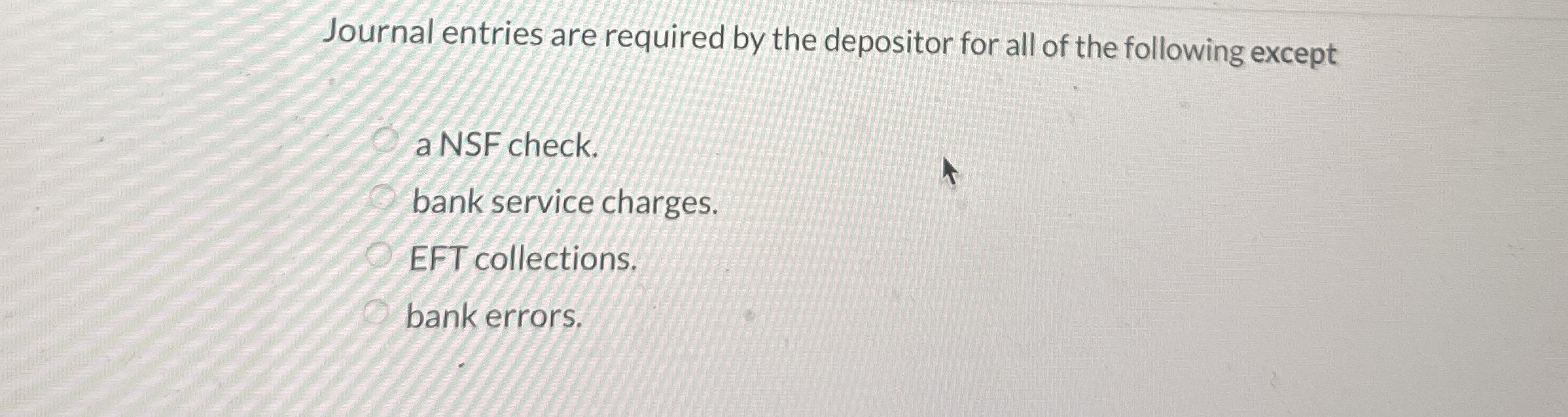 Solved Journal entries are required by the depositor for all | Chegg.com