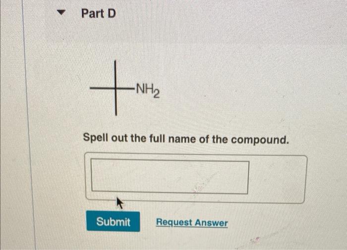 Solved Part A CH3 CH3CHNH2 Br+ (aq) "( CH3 Spell out the | Chegg.com