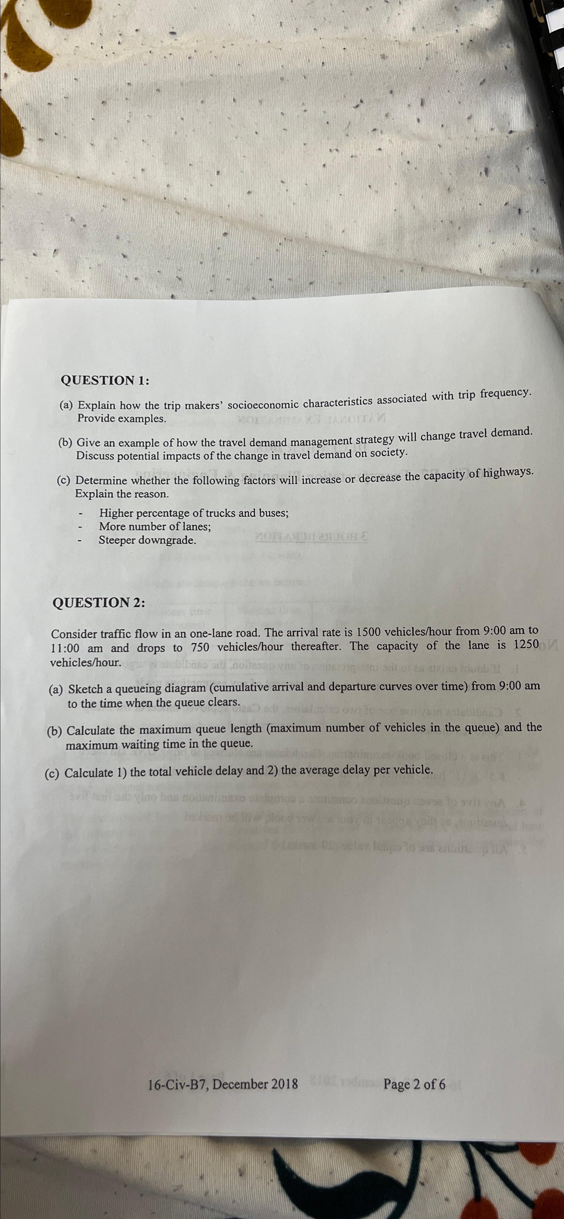 Solved QUESTION 1:(a) ﻿Explain how the trip makers' | Chegg.com