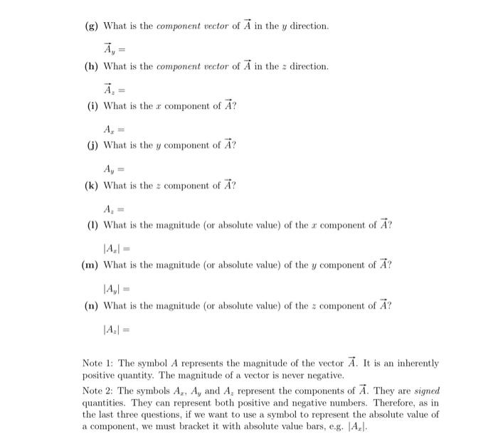 Solved Vector A represents a displacement between two points | Chegg.com
