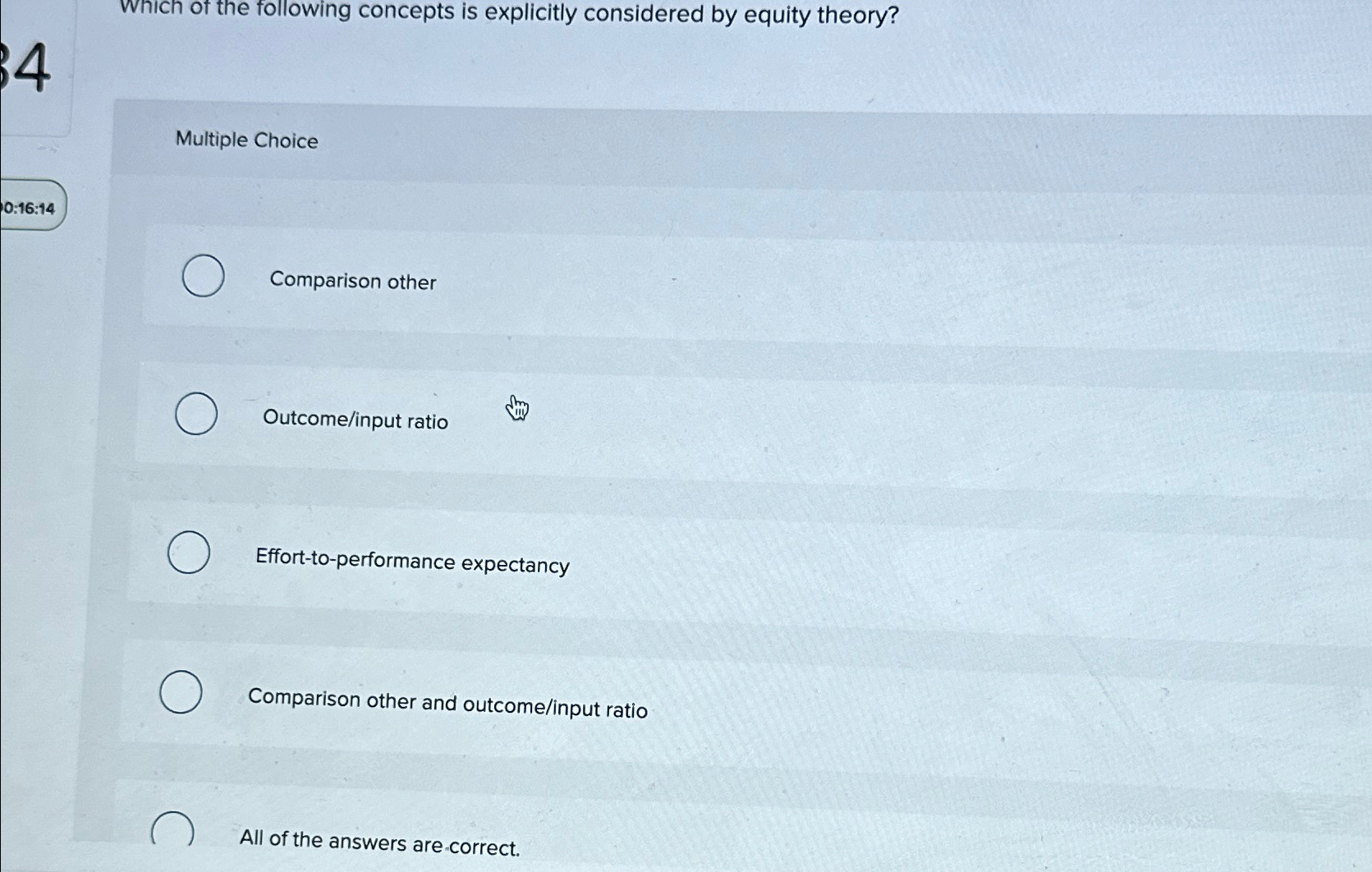 Solved Which of the following concepts is explicitly | Chegg.com