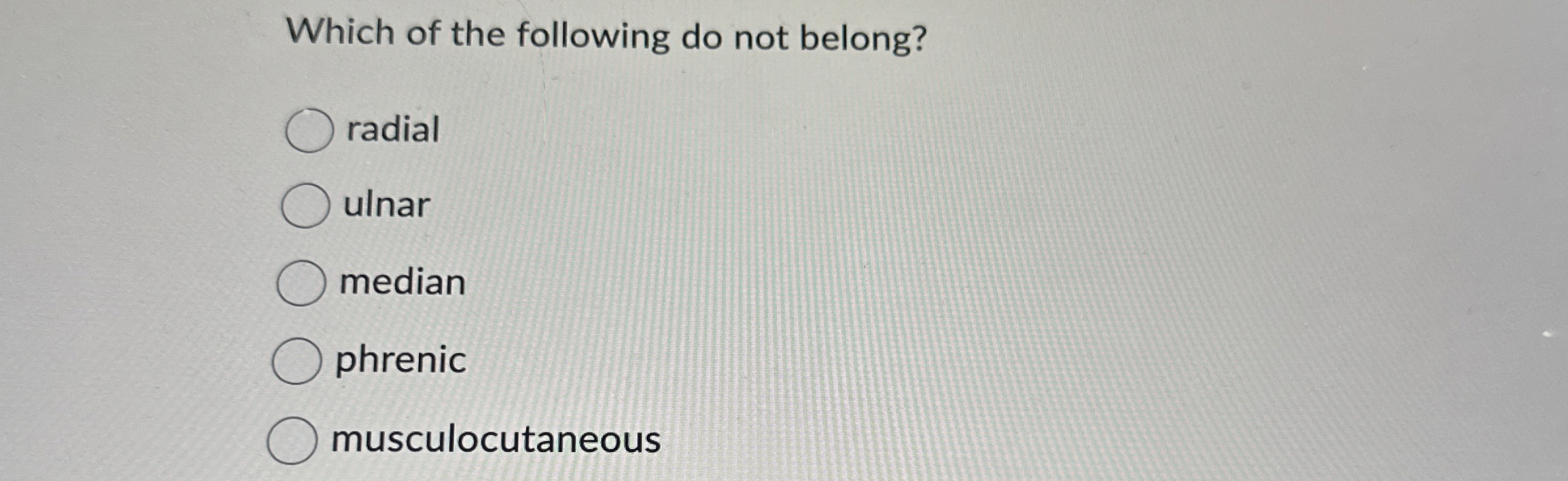 Solved Which of the following do not | Chegg.com