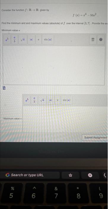 Solved Consider the function f:R→R given by f(x)=x4−54x2 | Chegg.com
