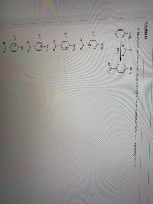Solved Question 32 Which structure is a resonance | Chegg.com