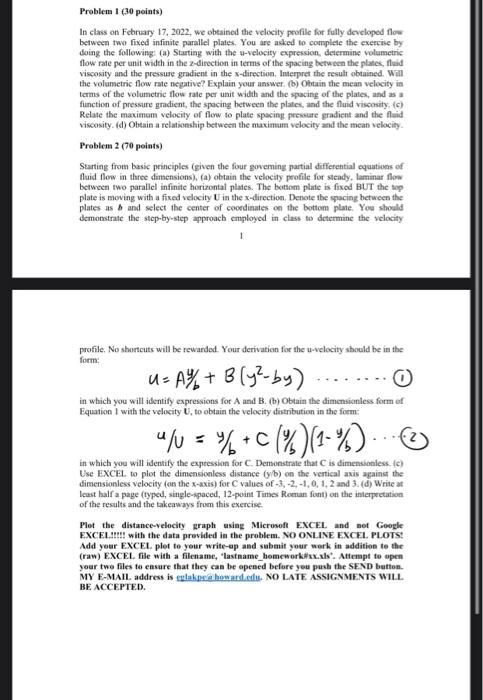 Problem I (30 points) In class on February 17, 2022, | Chegg.com