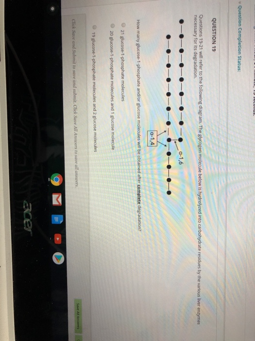 Solved Question Completion Status: QUESTION 19 Questions | Chegg.com