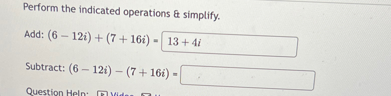 Solved Perform the indicated operations & simplify.Subtract: | Chegg.com