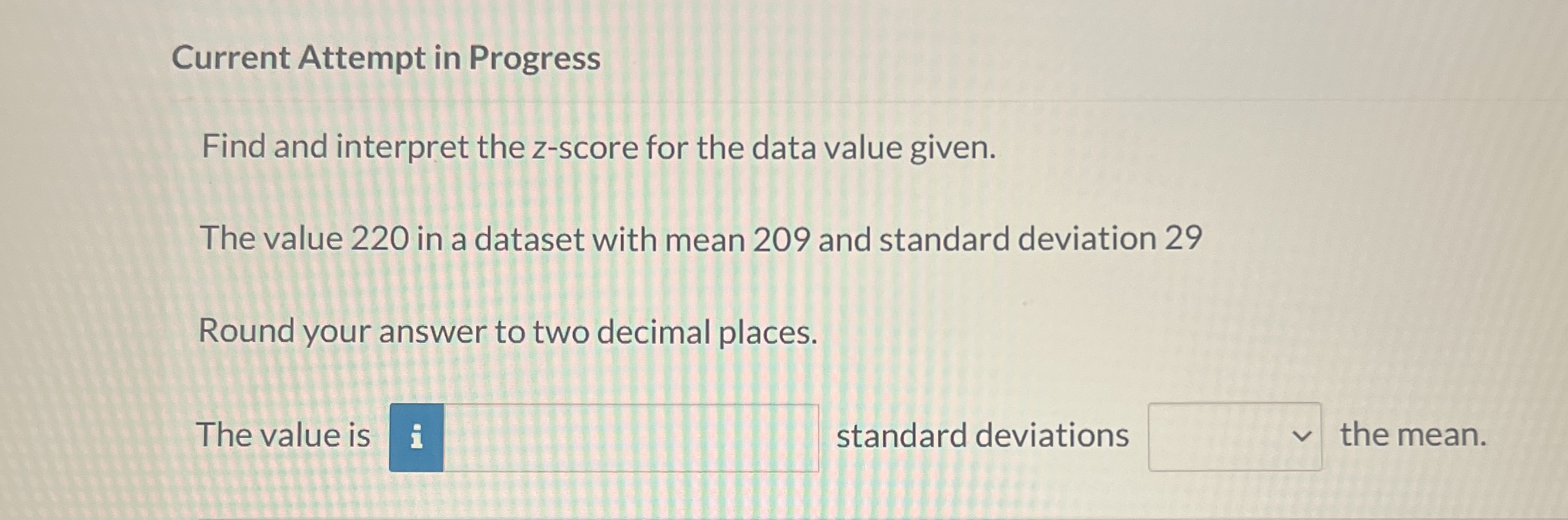 Solved Current Attempt in ProgressFind and interpret the | Chegg.com