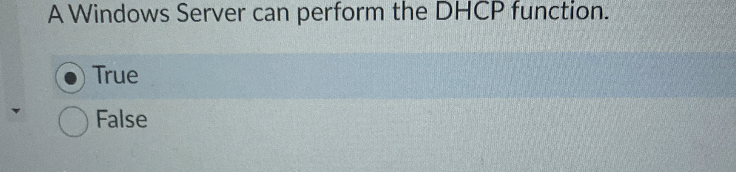 Solved A Windows Server can perform the DHCP | Chegg.com