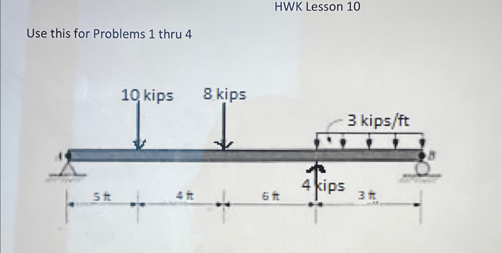 Solved HWK Lesson 10Use this for Problems 1 ﻿thru 4 | Chegg.com