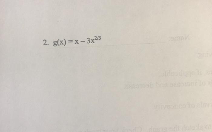 Solved Concavity Name: For the 3 problems below determine | Chegg.com
