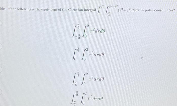 Solved hich of the following is the equivalent of the | Chegg.com