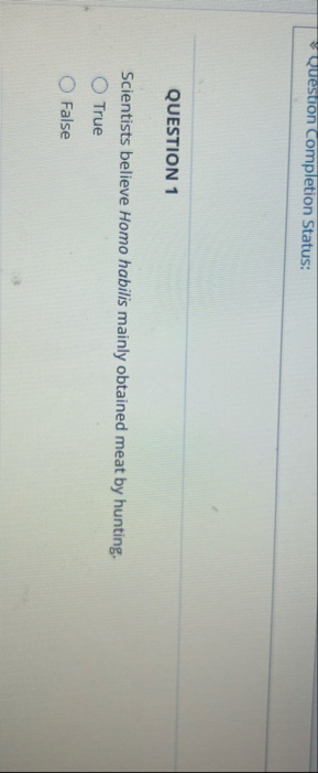 Solved Question Completion Status:QUESTION 1Scientists | Chegg.com
