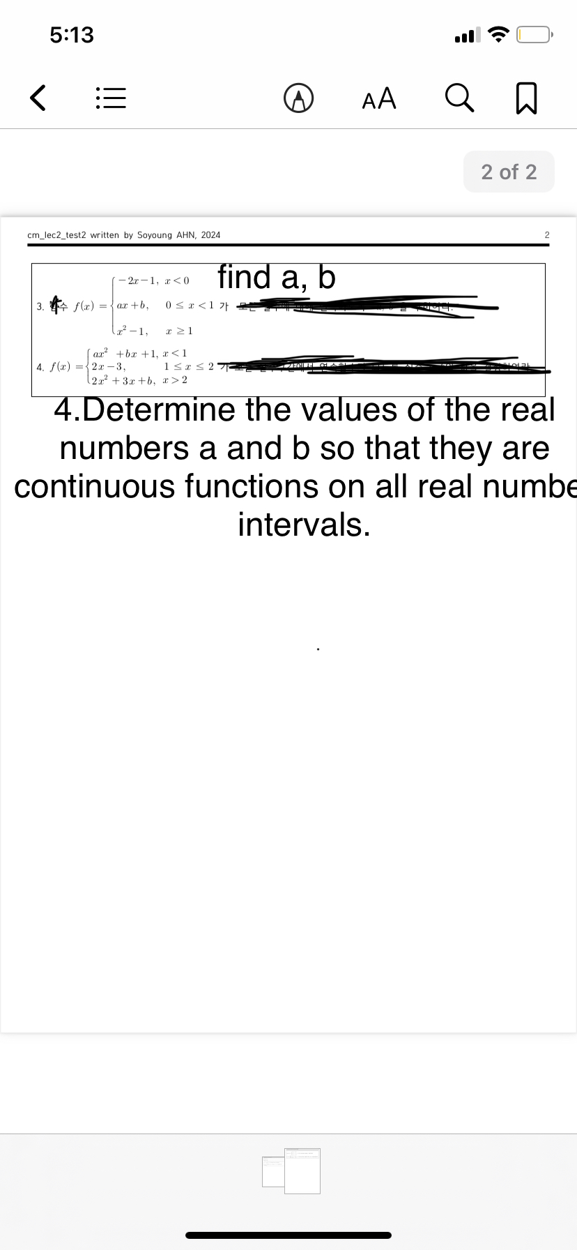 Solved 5:13॥)2 ﻿of 24.Determine the values of the real | Chegg.com