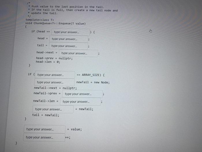 Suppose you implemented a queue using the following | Chegg.com