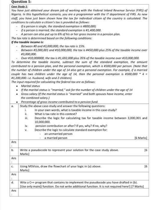 Solved Question 1 