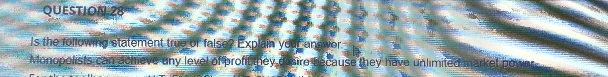 Solved Is the following statement true or false? Explain | Chegg.com