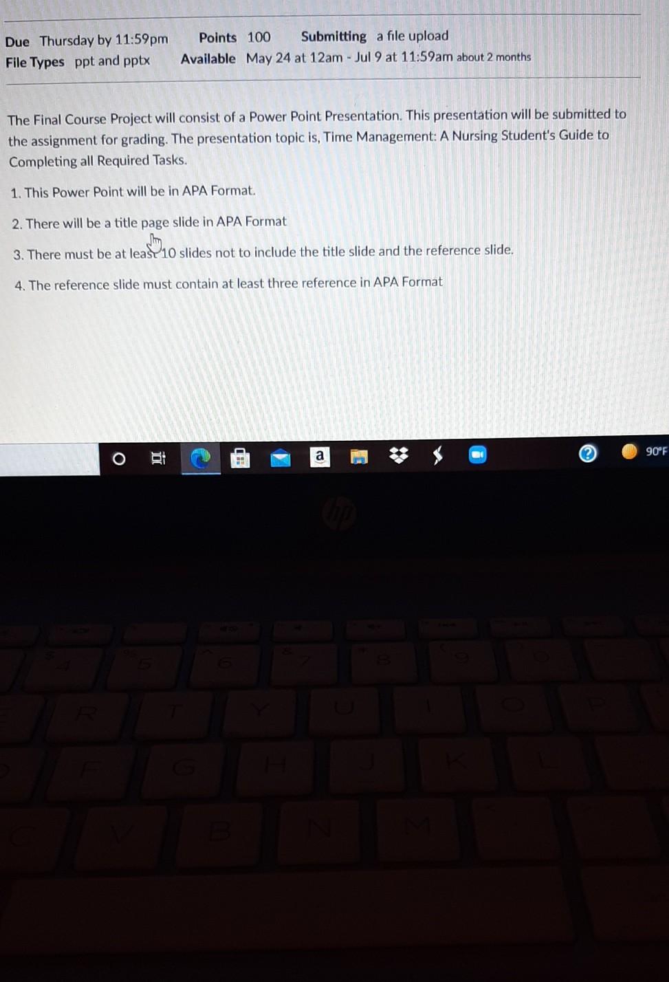 Solved Due Thursday by 11:59pm File Types ppt and pptx | Chegg.com Solved Due Thursday by 11:59pm File Types ppt and pptx | Chegg.com