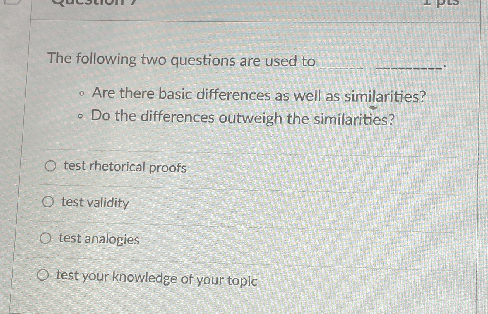 The following two questions are used toAre there | Chegg.com