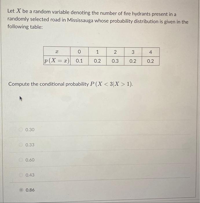 Solved Let X be a random variable denoting the number of | Chegg.com