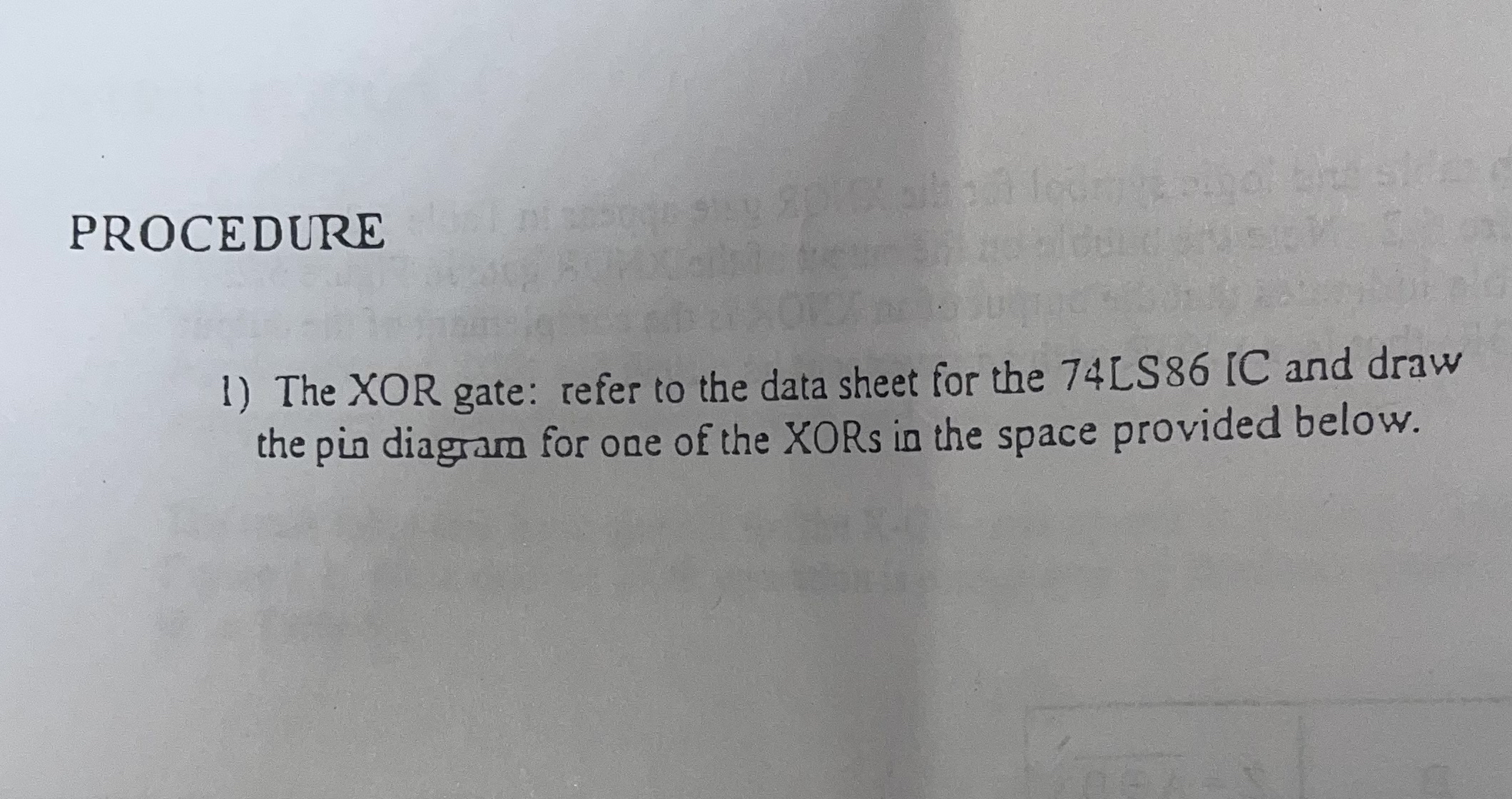 Solved The XOR gate: refer to the data sheet for the 74LS86 | Chegg.com