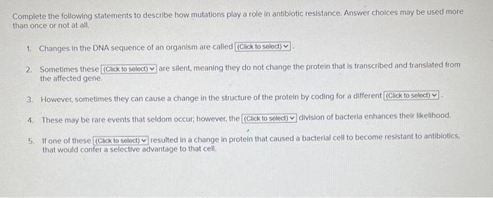 Complete the following statements to describe how | Chegg.com