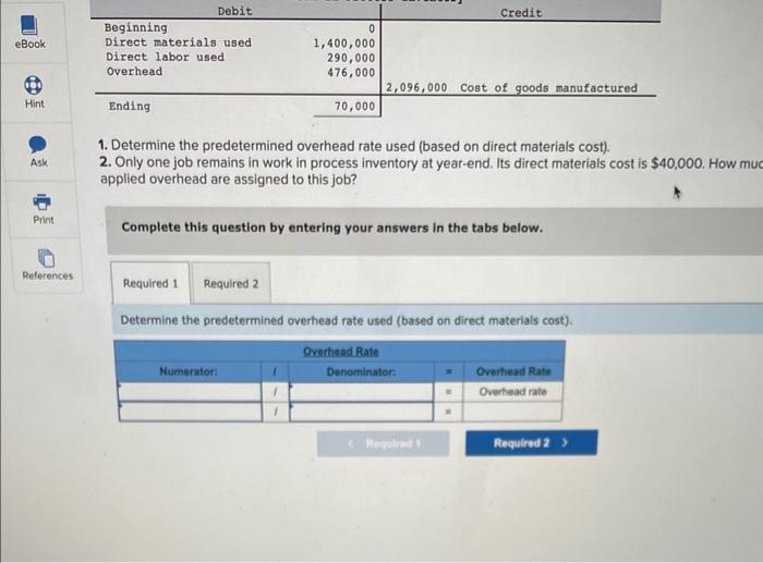 Solved exercise 15-19 analyzing costs assigned to work in | Chegg.com
