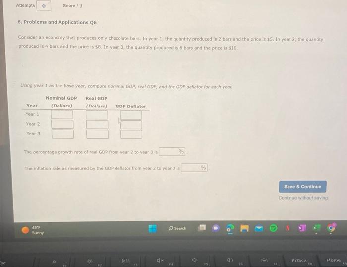 Solved 6. Problems and Applications Q6 Consider an economy | Chegg.com