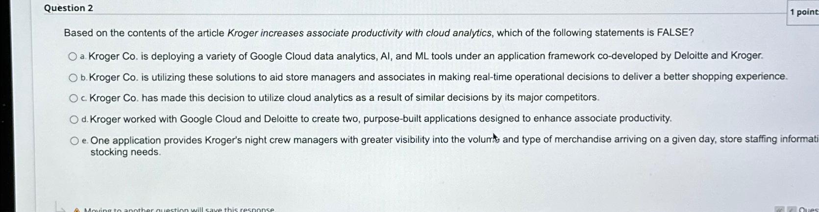 Solved Question 21 ﻿pointBased on the contents of the | Chegg.com
