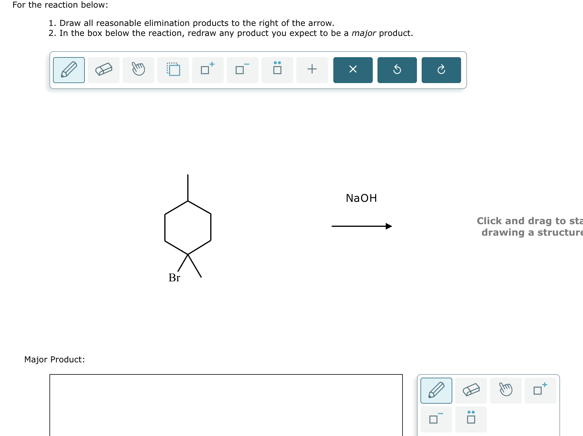 Solved For the reaction below: 1. ﻿Draw all reasonable | Chegg.com