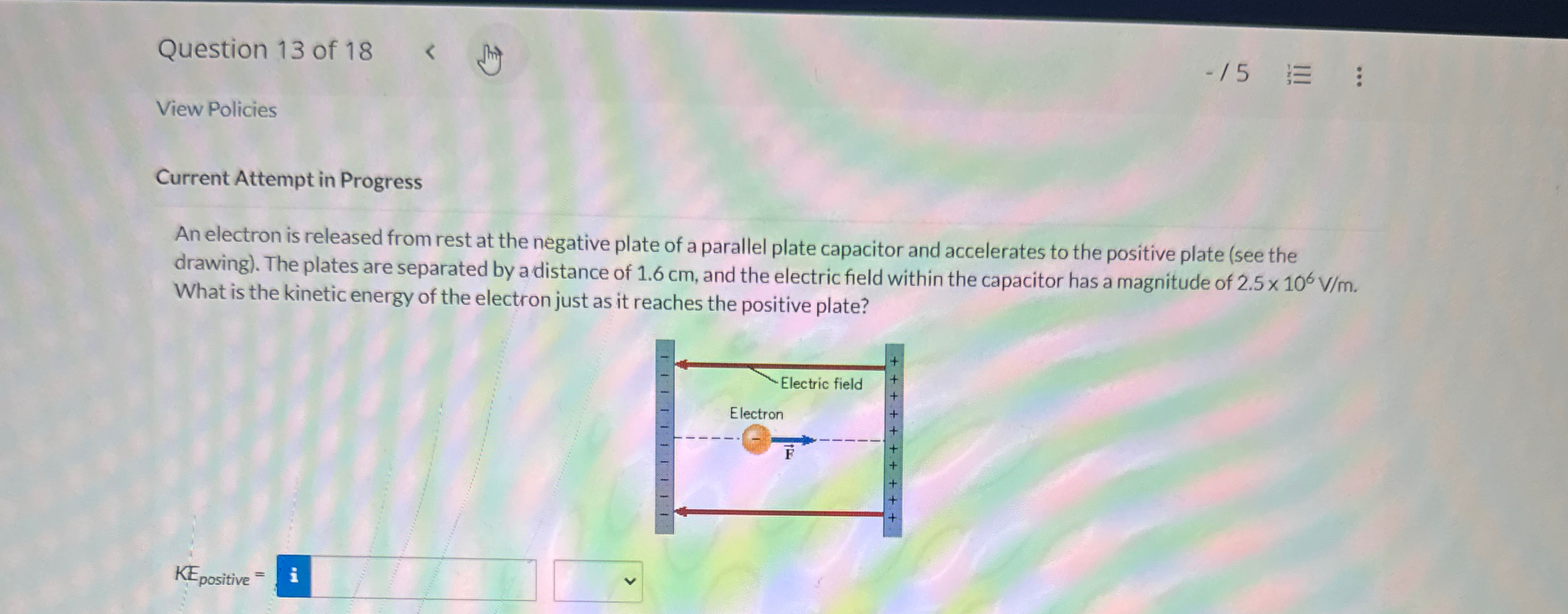 Solved Question 13 ﻿of 18-15View PoliciesCurrent Attempt in | Chegg.com