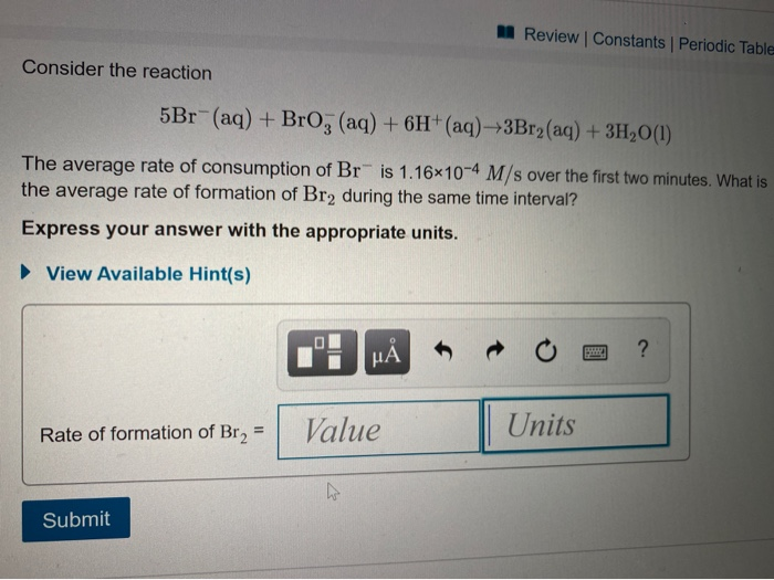 Solved Review Constants | Periodic Table Consider the | Chegg.com