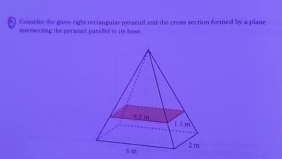B. ﻿Consider the given righs rectangular pyramid and | Chegg.com