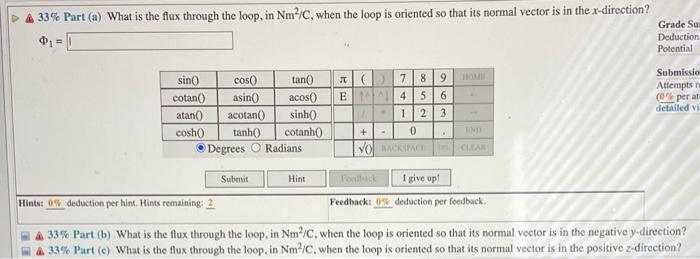 Solved (11\%) Problem 1: A circular loop of radius R=5 cm is | Chegg.com