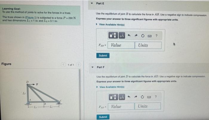 Solved Please answers parts A-F correctly. Show all your | Chegg.com