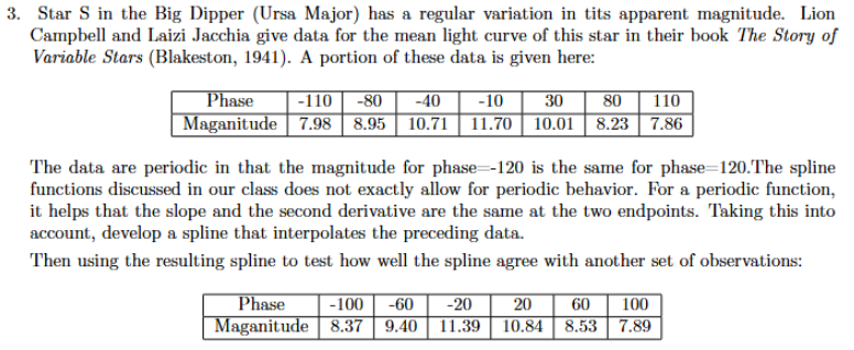 3. ﻿Star S in the Big Dipper (Ursa Major) ﻿has a | Chegg.com