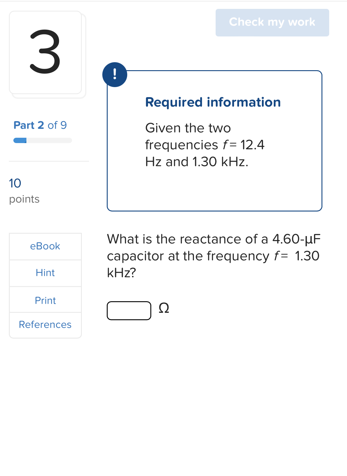 Solved !Required informationPart 2 of | Chegg.com Solved !Required informationPart 2 of | Chegg.com