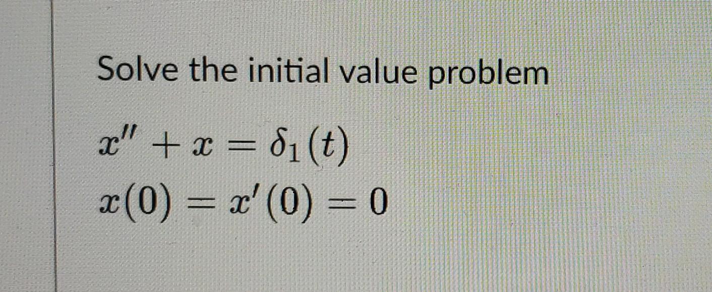 Solved only the table of Laplace transform provided can be | Chegg.com