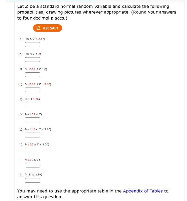 Solved Let Z be a standard normal random variable and | Chegg.com
