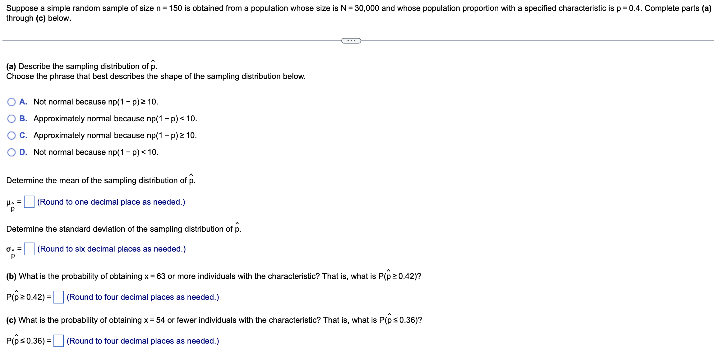 Solved through (c) ﻿below.(a) ﻿Describe the sampling | Chegg.com